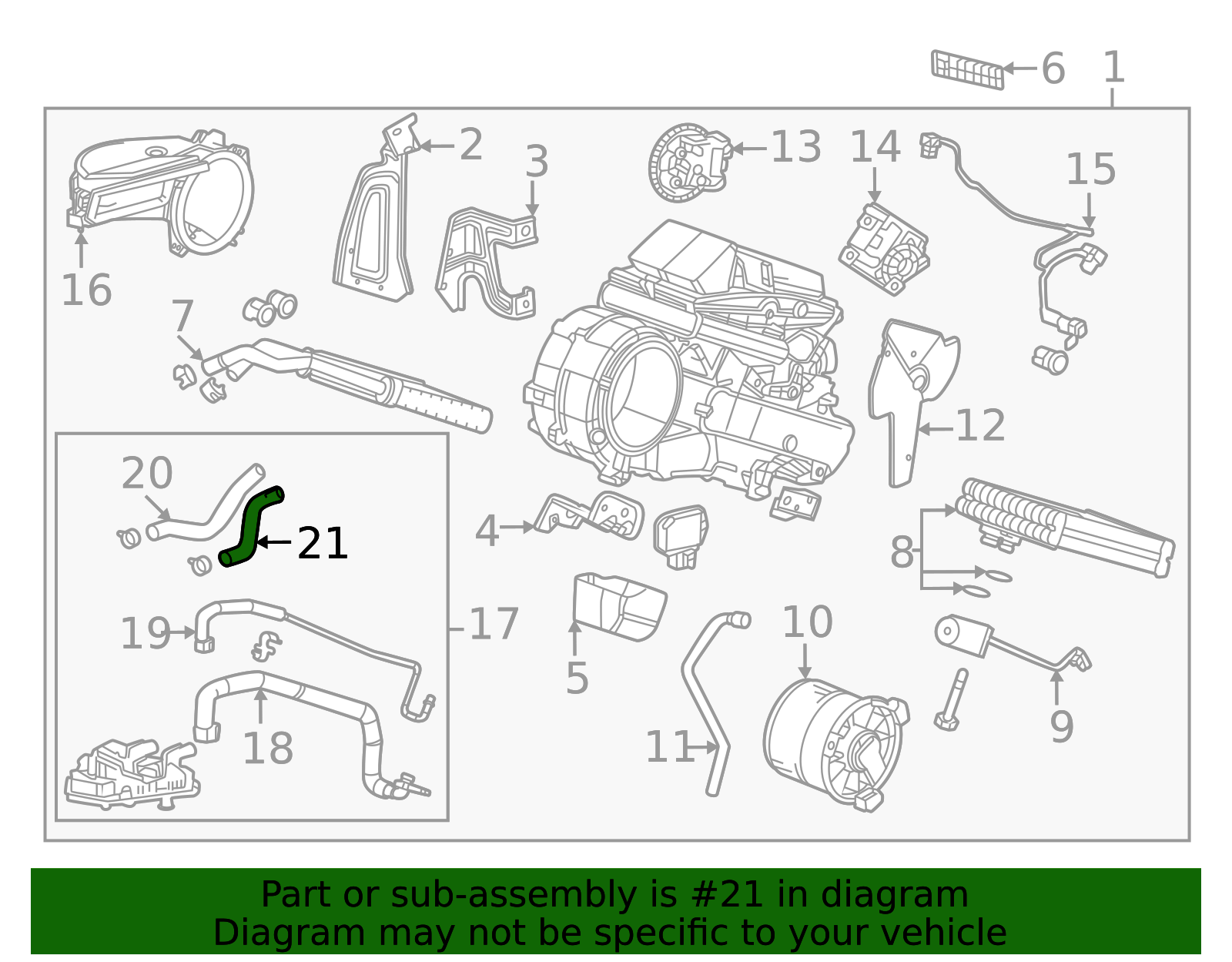 87245-0C580 - Heater Hose Toyota Parts Space