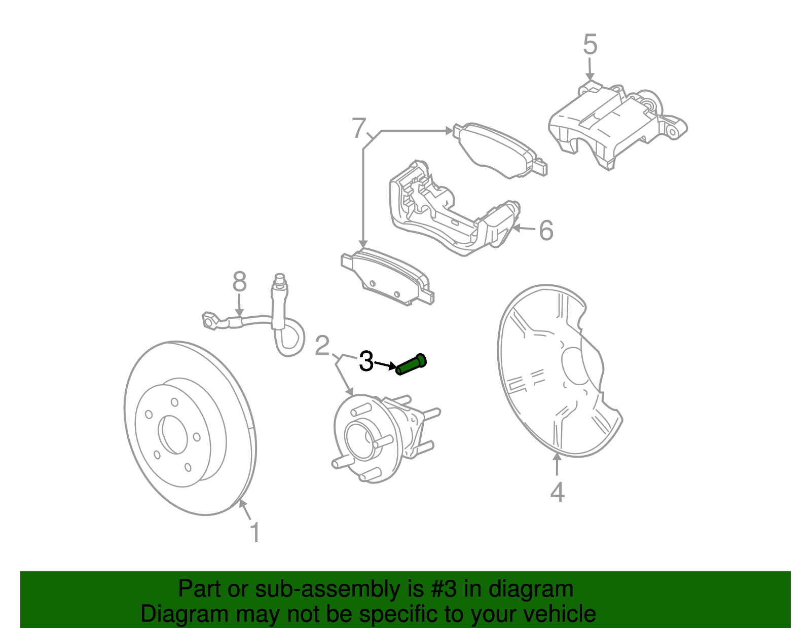 2005-2025 GM Multi-Purpose Bolt 11570339 GM | GMPartsDirect.com