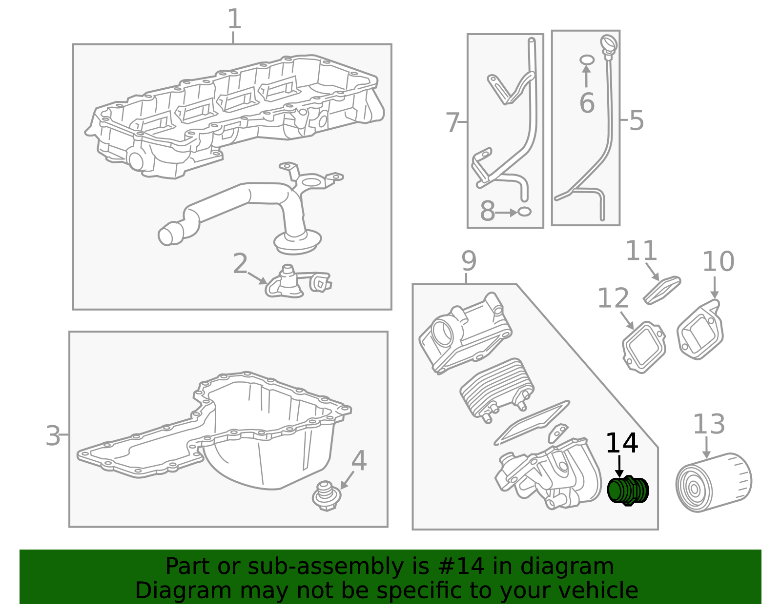 12582654 - OEM GM Oil Filter Adapter | GMPartsCenter.net | GM Parts Center