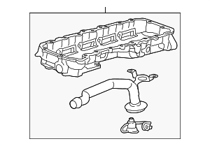 2020-2025 GM Upper Oil Pan 12738464 | Courtesy Parts
