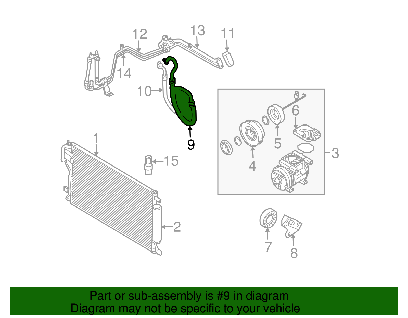 2005-2010 Kia Sportage Discharge Hose 97762-2E200 | Kia Parts Online