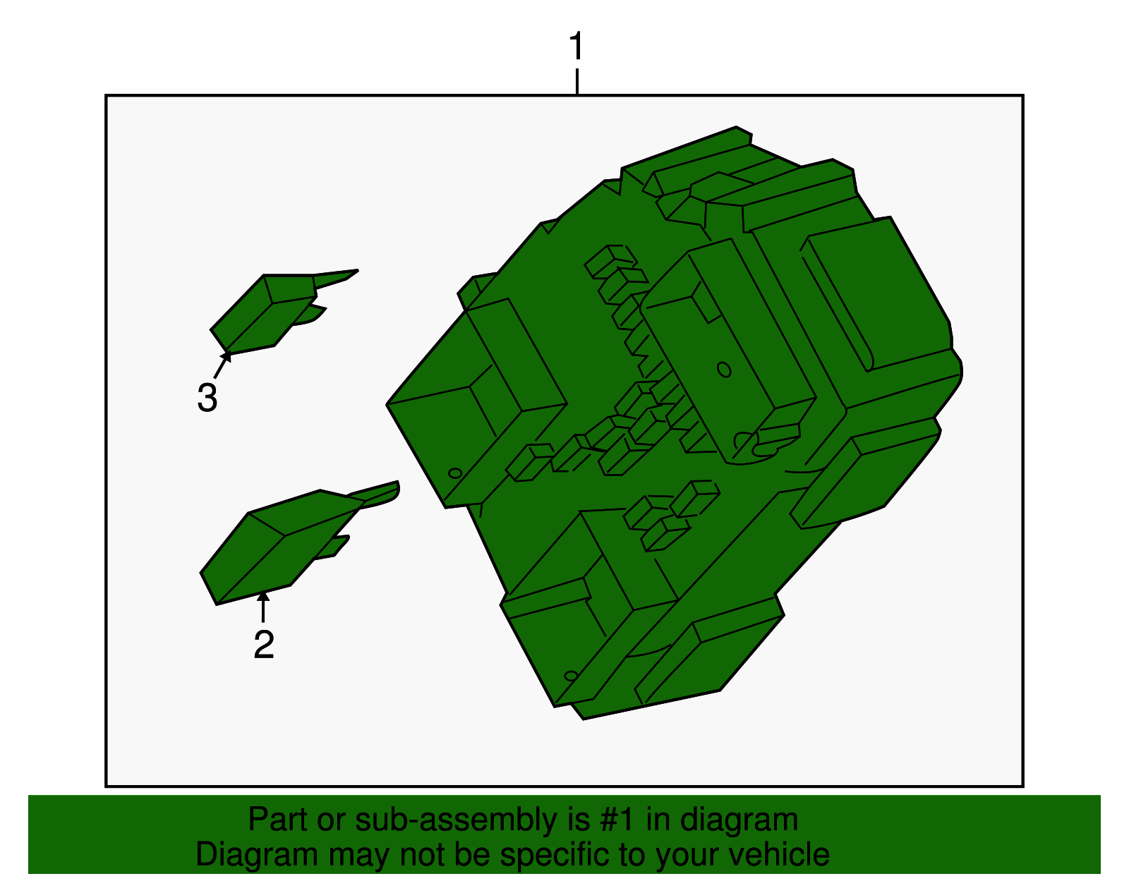 2008-2011 GM Fuse Block 20828606 GM | GMPartsDirect.com