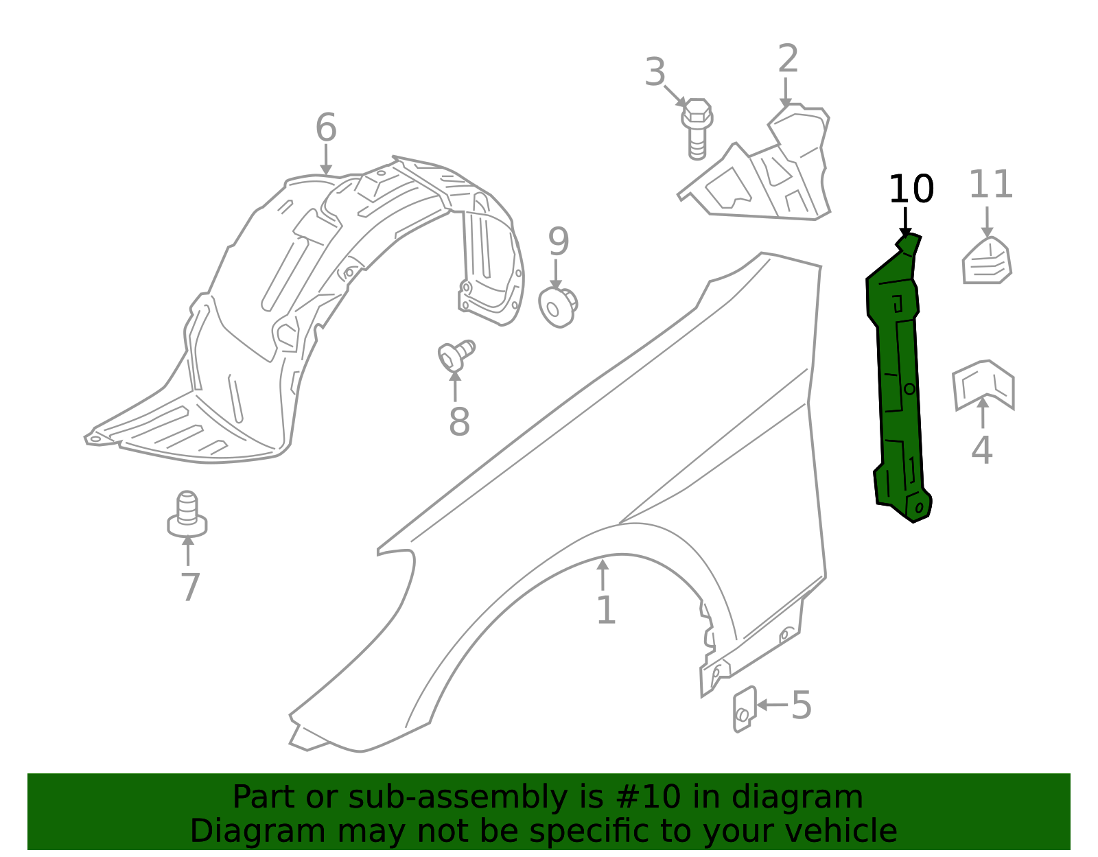 2010-2016 Hyundai Genesis Coupe Rear Insulator 84126-2M000 | MotorMotor