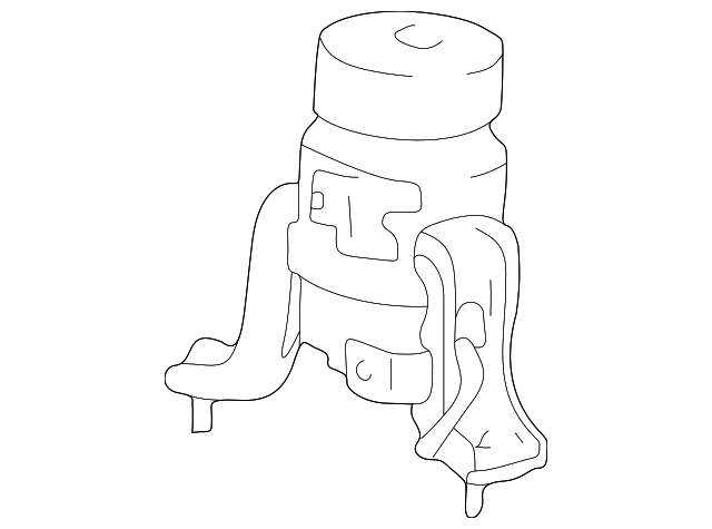 2002-2008 Toyota Engine Mount (Front) 12361-0H030 | OEM Parts Online