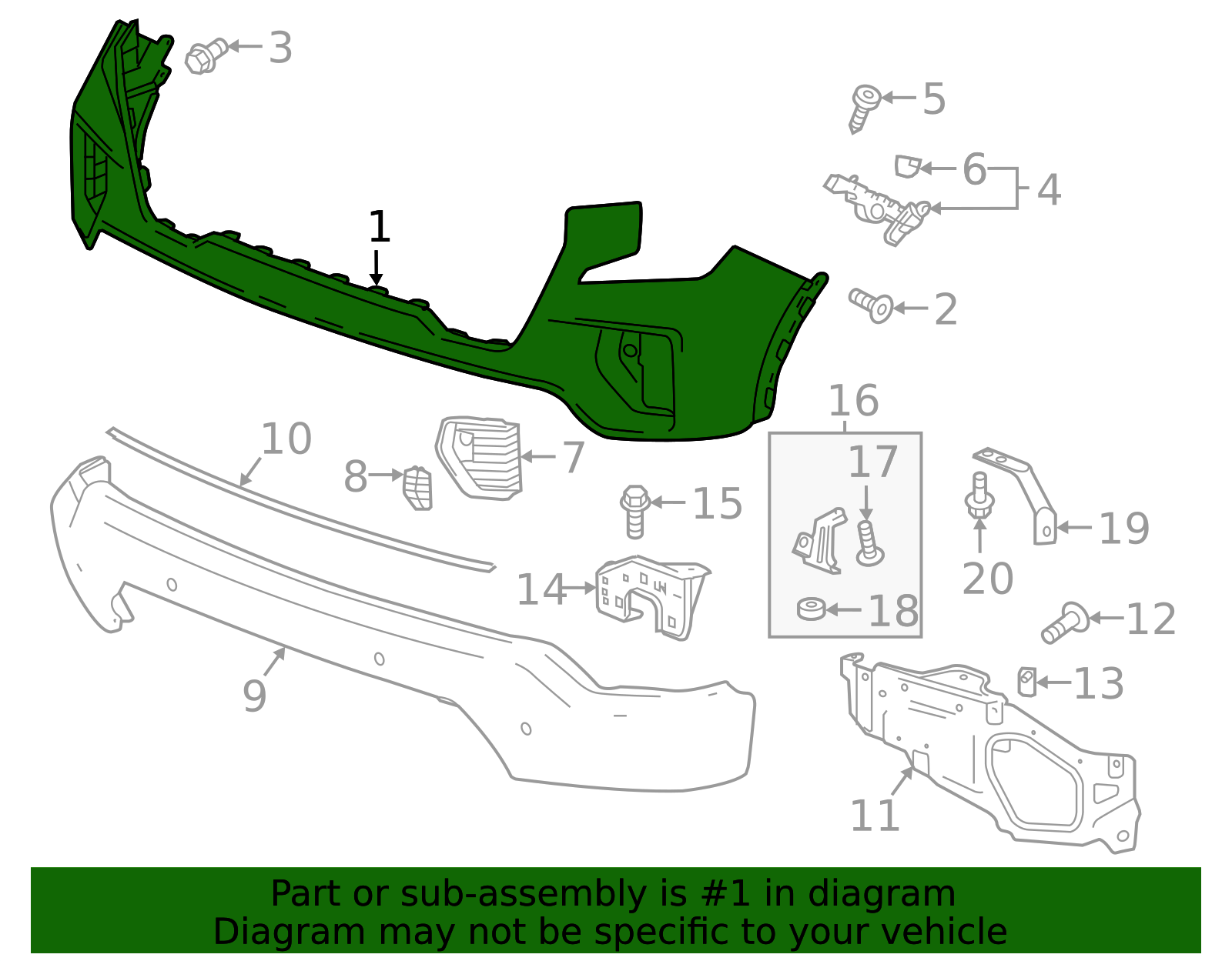 85638715 - Fascia 2022-2025 GMC | Chevrolet Parts Direct