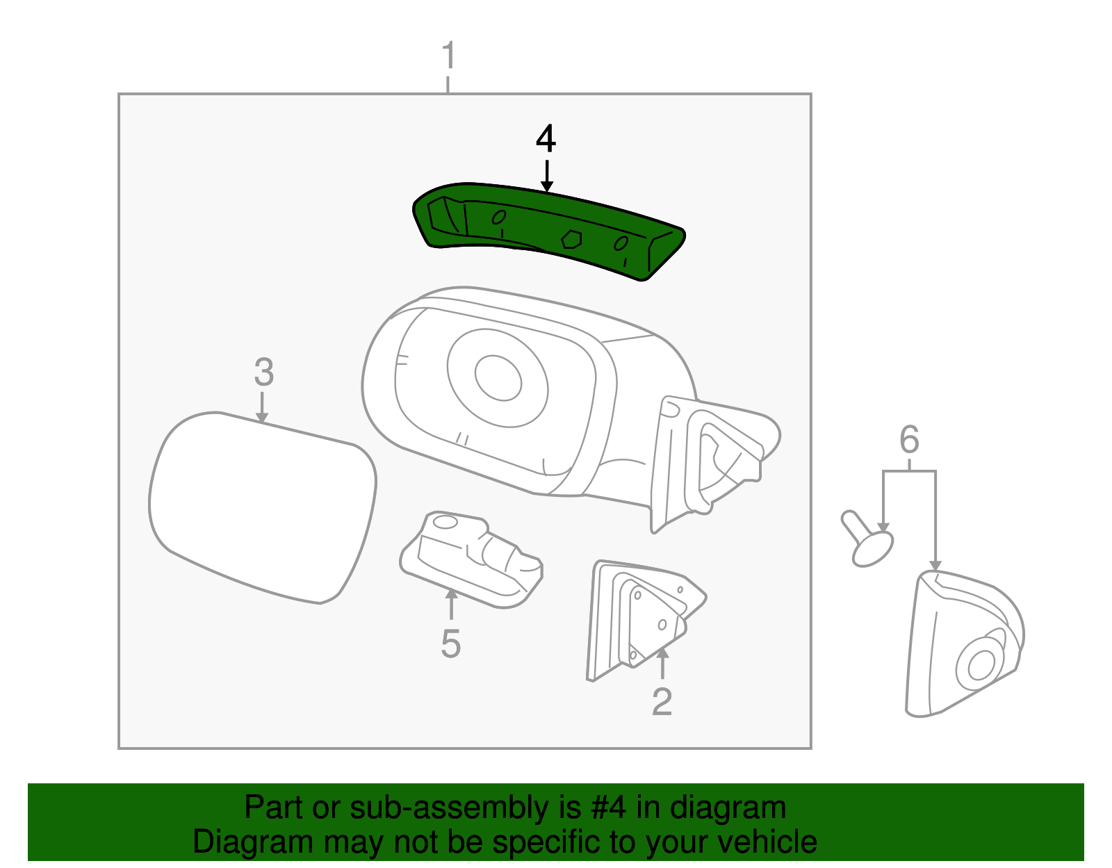 2007-2012 Hyundai Veracruz Signal Lamp 87623-3J000 | OEM Parts Online