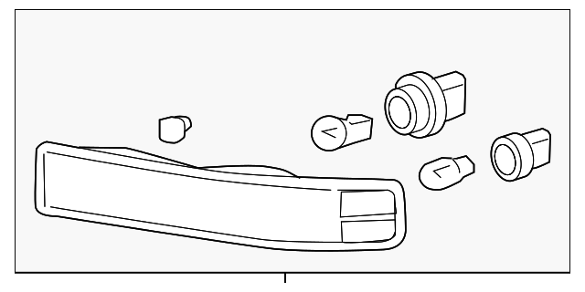 Driver Side Parking and Turn Signal Lamp 84218437 GM | GMPartsDirect.com