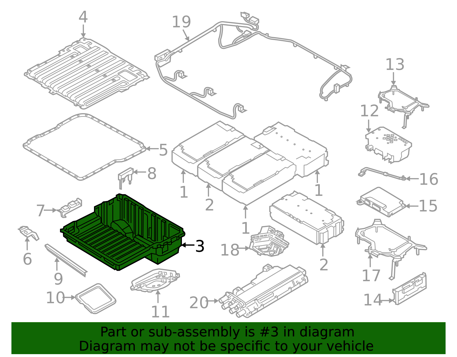 61-27-8-618-861 - High-Quality Battery Tray for AutoNation Parts