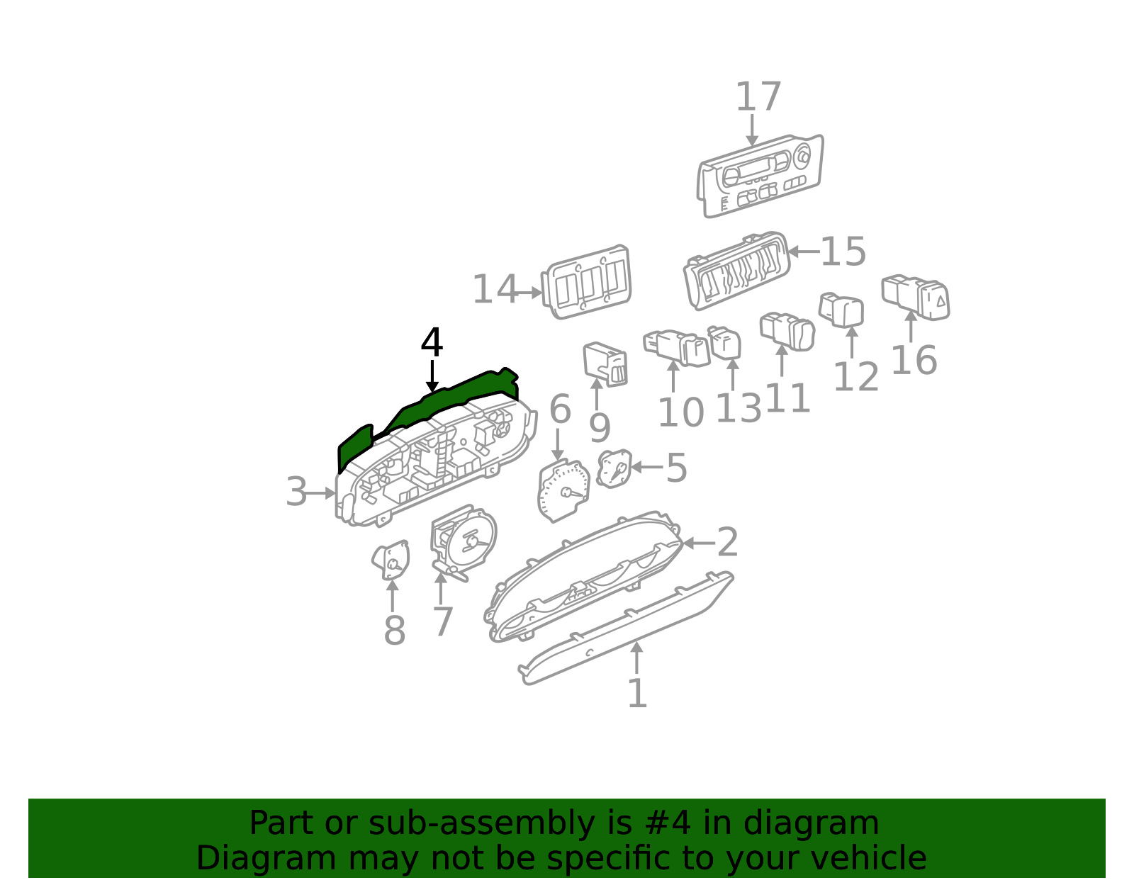1999-2001 Hyundai Sonata Circuit Board 94367-38110 | MotorMotor