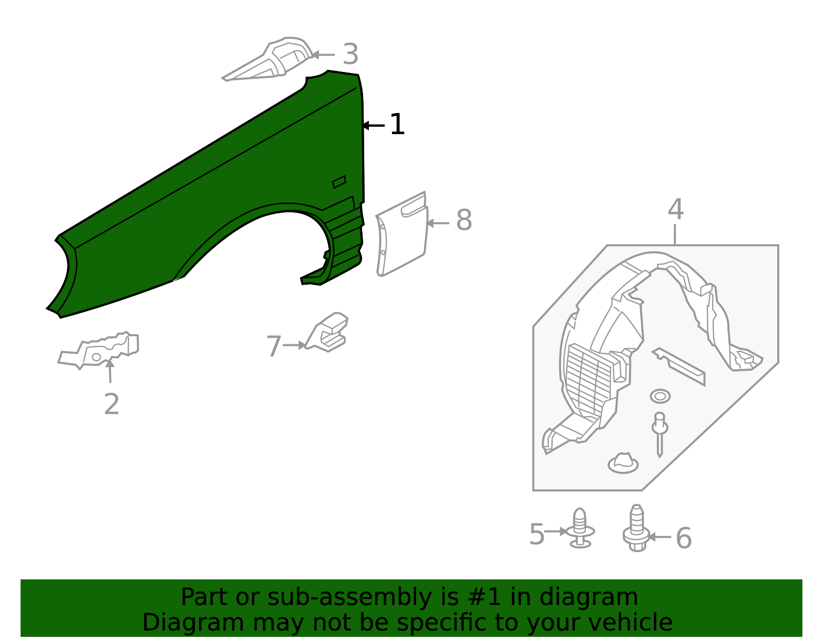 66321-3F200 - Fender Kia.Parts Store