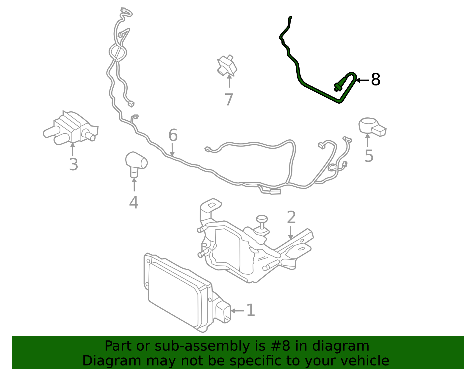 2020-2025 Lincoln Corsair | Wire | LX6Z-14D202-CBA | Walls' Ford Parts