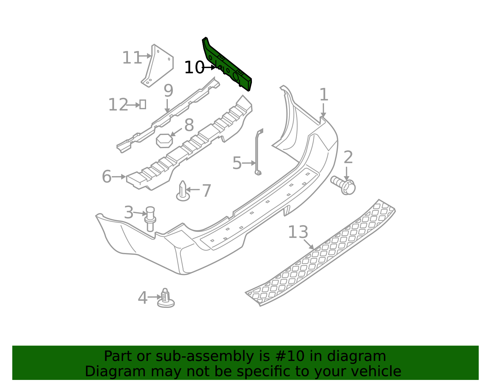 85223-EA500 - Bumper Bracket 2005-2012 Nissan Pathfinder | Official ...