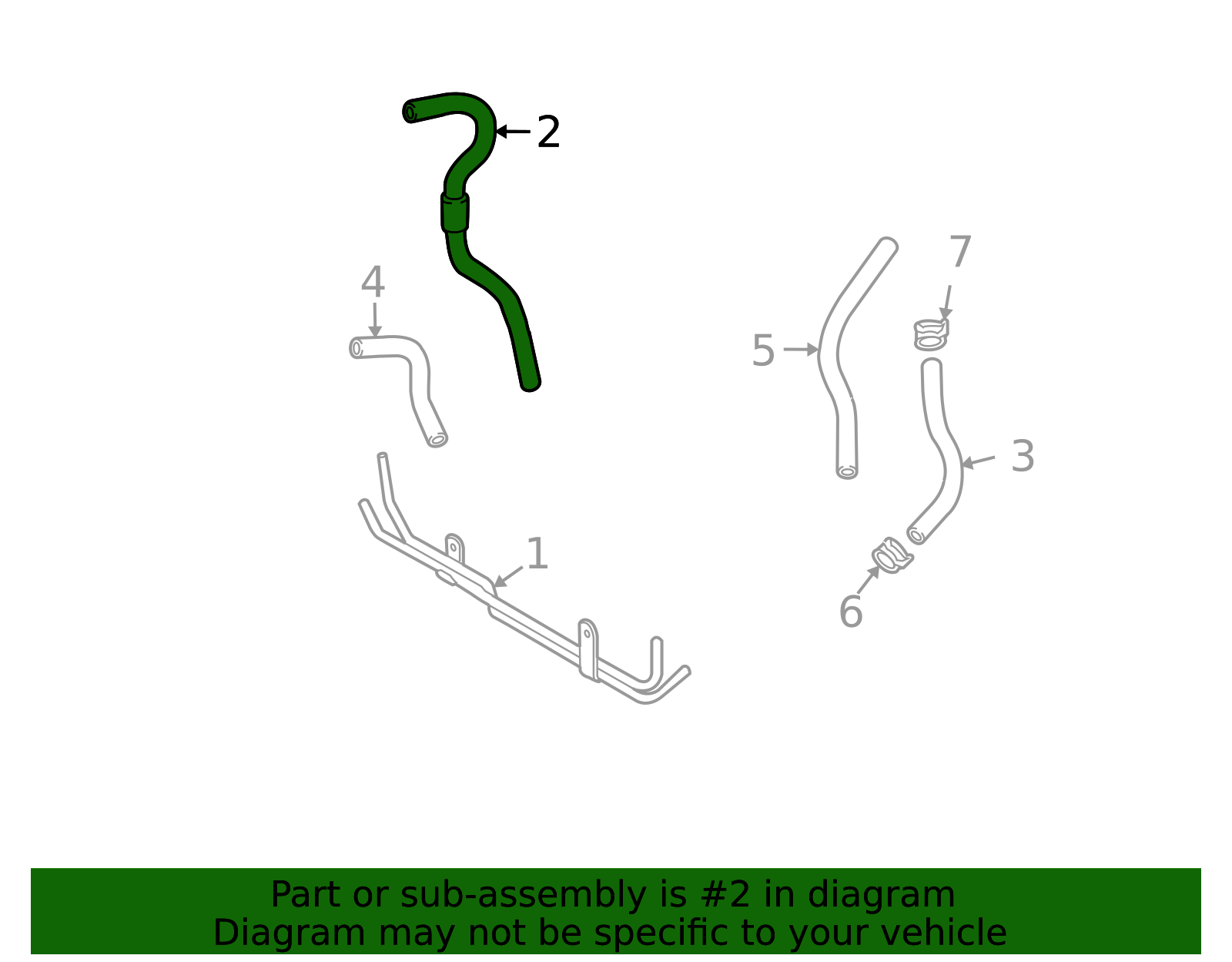 2009-2013 Toyota Inlet Hose 32943-02050 | MotorMotor