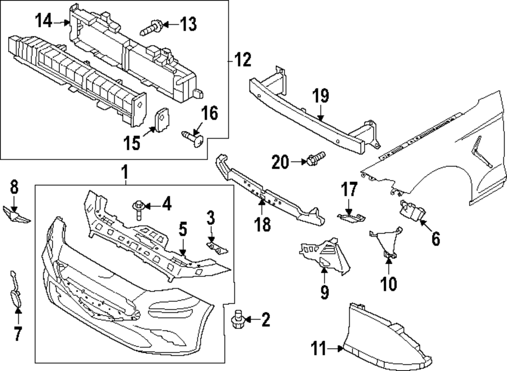 86540-G9500-AS - Bumper Cover Hyundai Wholesale Parts