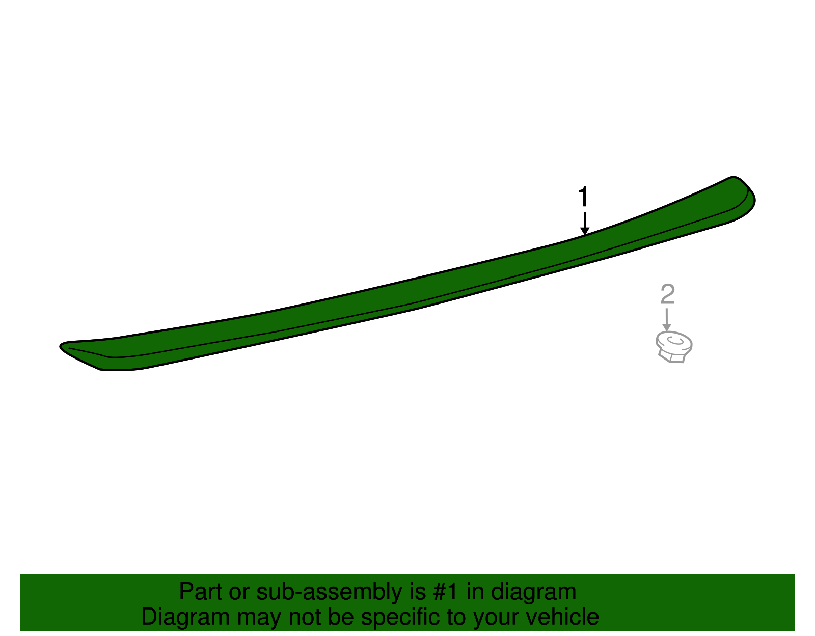 76085-30091-C0 - Spoiler For 2013-2020 Lexus | Lexus OE Parts
