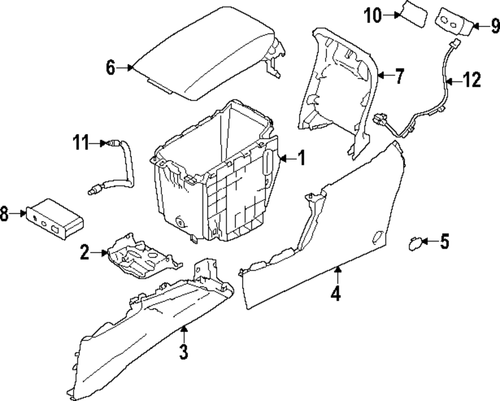 86257FN11B - Auxiliary Unit Assembly 2024-2025 Subaru Crosstrek ...
