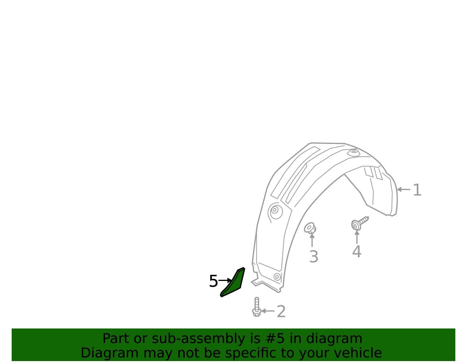 2019-2024 Kia Forte Stone Guard 84167-M6000 | Kia Parts Online