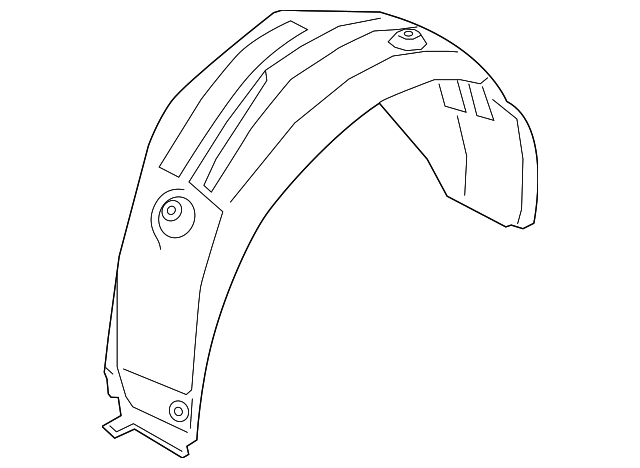 86822-M7500 - Splash Shield 2022-2024 Kia Forte | Kia.Parts Store