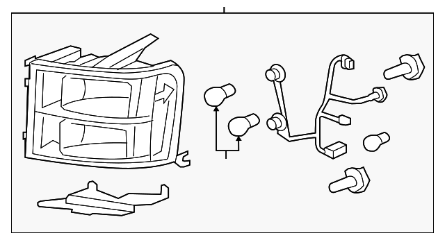 2007-2014 GMC Passenger Side Headlamp 22853030 GM | GMPartsDirect.com