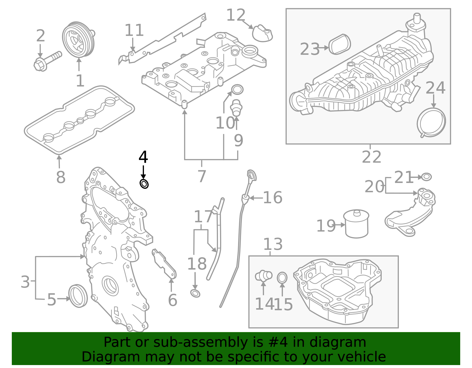 15066-6N204 - Timing Cover O-Ring 2019-2020 Infiniti QX50 | Infiniti of ...