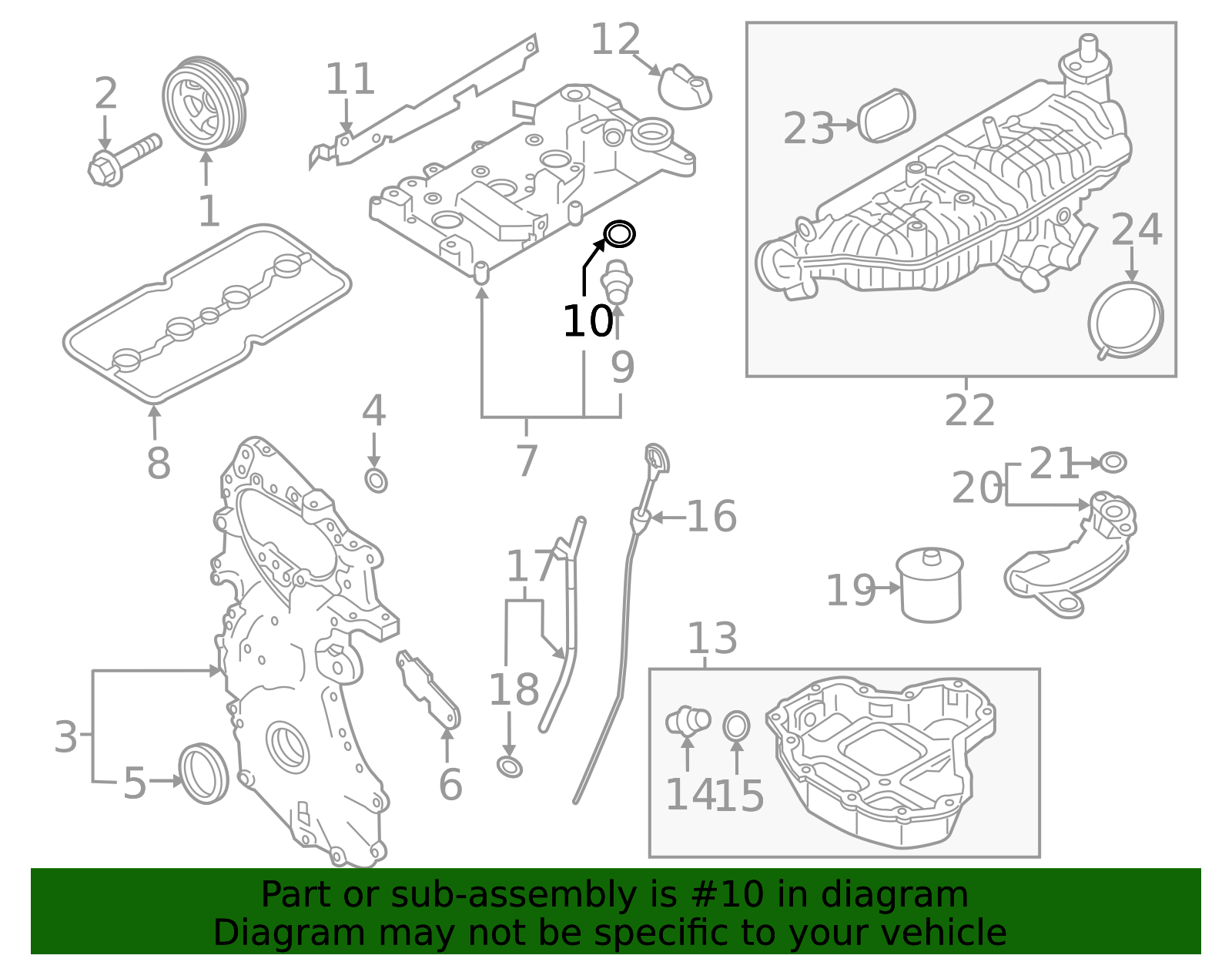 11812-6N200 - PCV Valve Grommet 2002-2026 INFINITI | Infiniti Wholesale ...