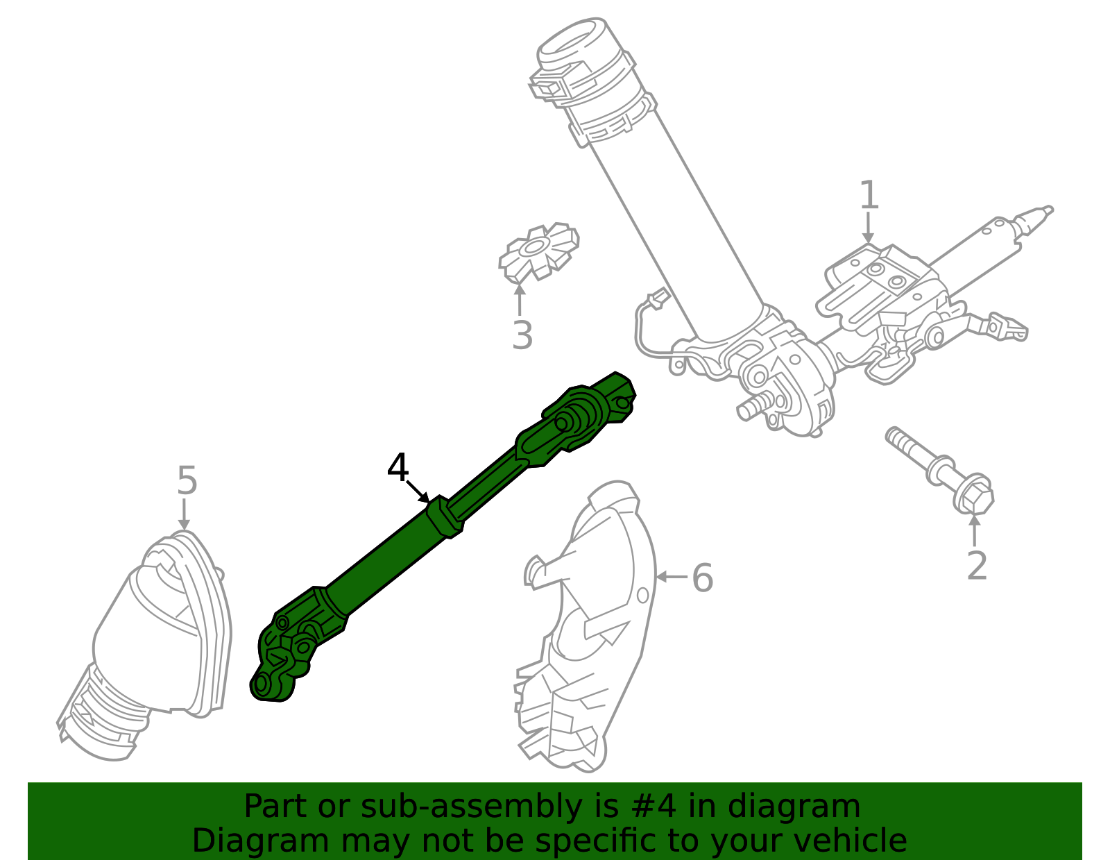 2023-2025 Toyota Intermediate Shaft 45260-47140 | Toyota Parts Center