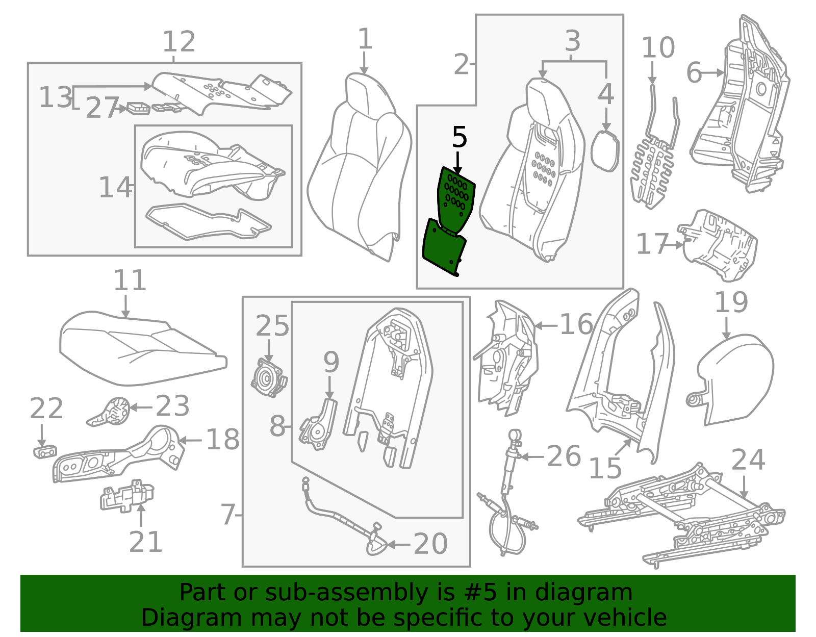 Seat Back Heater 87530-AK020 | OEM Parts Online