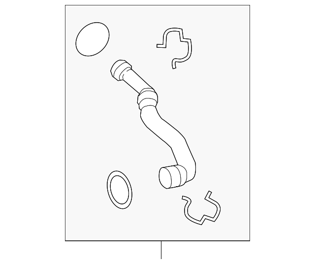 BC3Z-8A365-A - Radiator Coolant Hose 2011-2016 Ford | Big 3 Auto Parts