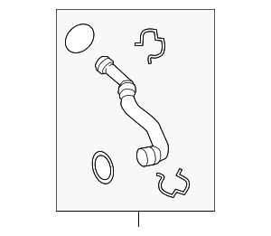 2011-2016 Ford Radiator Coolant Hose BC3Z-8A365-A | Miracle Ford Parts