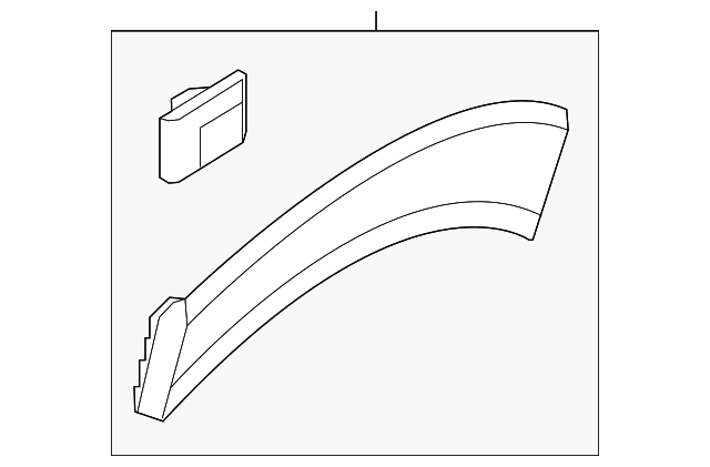 2016-2021 Hyundai Tucson Wheel Opening Molding 87742-D3000-CA | OEM ...