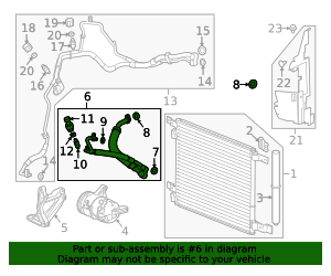 2010-2011 Cadillac SRX Pressure Hose 20878509 | Capital Chevy Parts