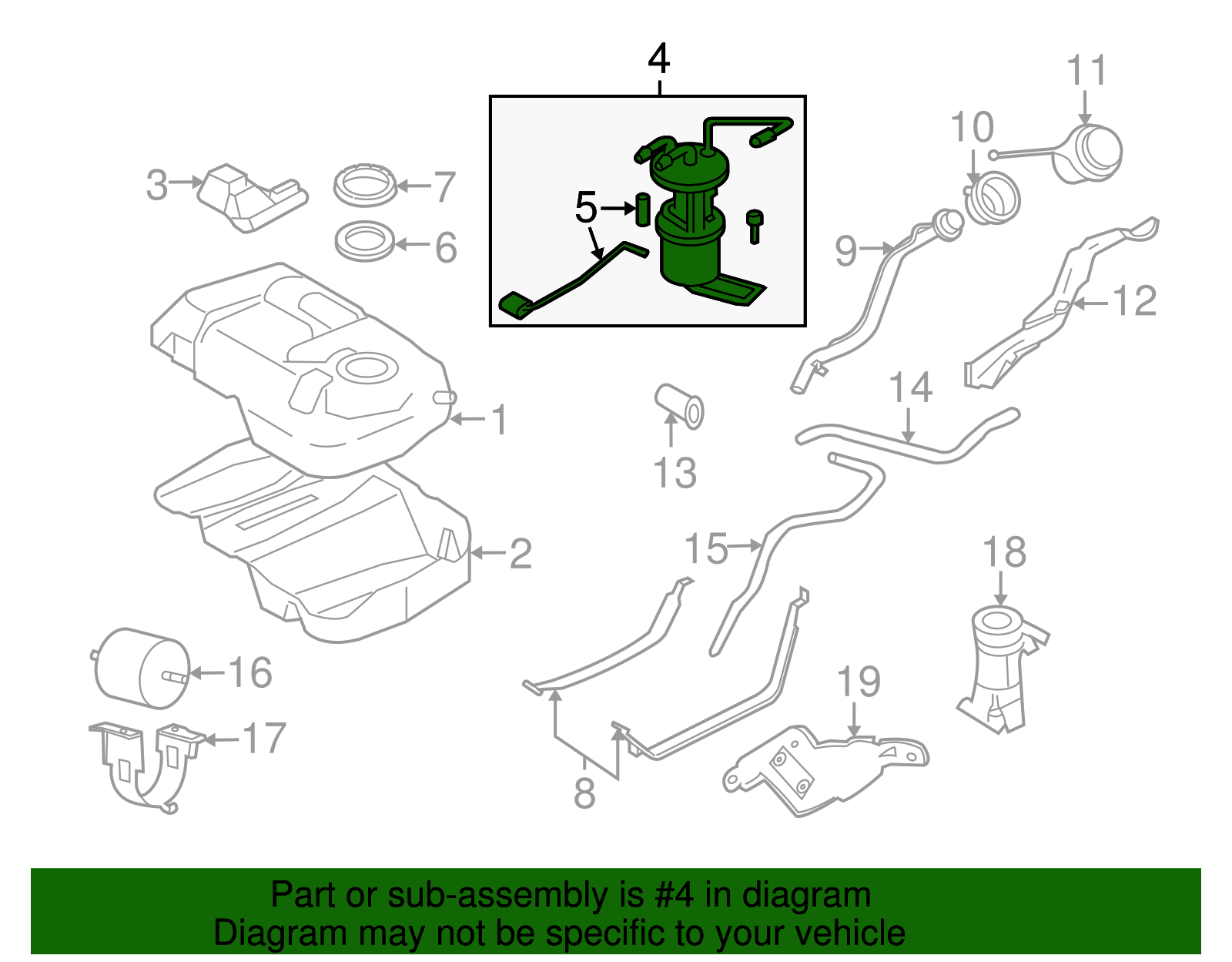 2007-2008 Ford | Motorcraft™ Fuel Pump And Sender Assembly | PFS-1413 ...