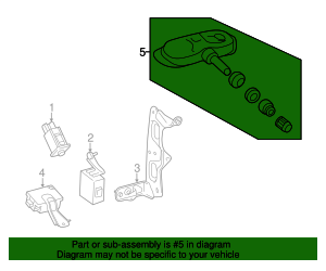 Genuine OEM TPMS Sensor - Tundra Sienna Sequoia | Conicelli Toyota