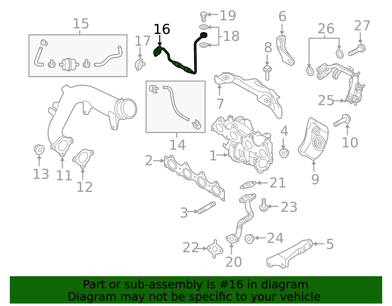 Hyundai - 28240-2B740 - Oil Inlet Tube - 2019-2020 Hyundai | OEM ...