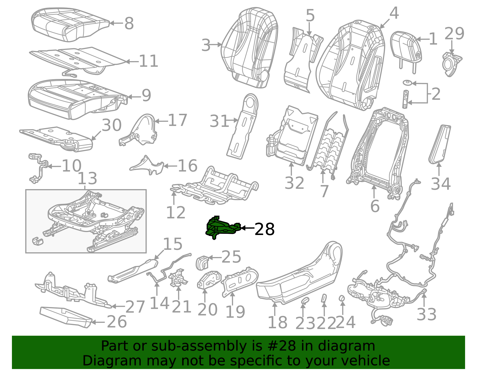 2023-2025 Buick Envision Blower Motor 13547415 | Capital Chevy Parts