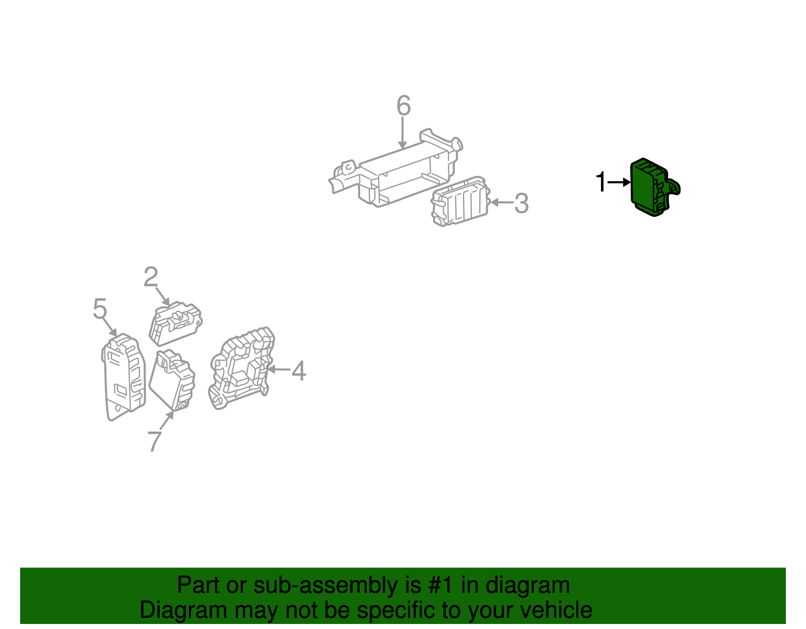 82810-AB040 - Relay 2001-2002 Toyota Corolla | Longo Toyota Parts