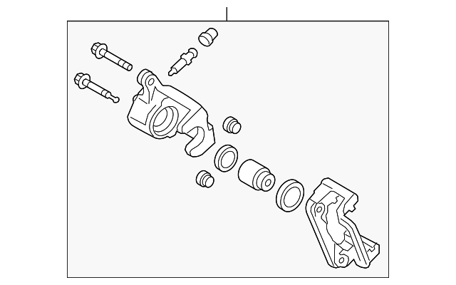 2013-2025 Nissan Caliper Assembly 44001-3NF0A | Bill Kay Nissan Parts