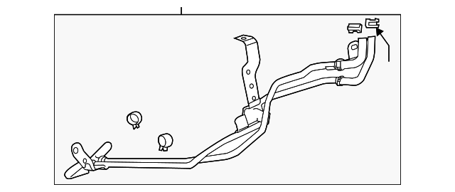 2014-2015 Chevrolet Cruze Exhaust Pressure Sensor Pipe 55586319 | GM ...