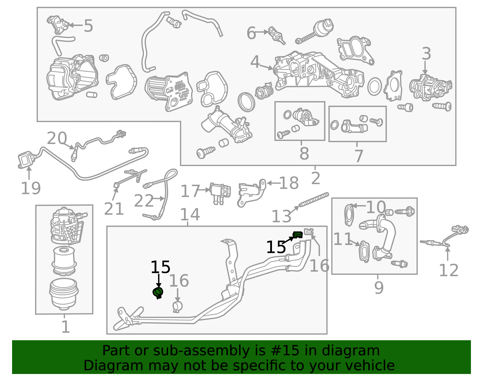2014-2015 Chevrolet Cruze Multi-Purpose Clamp 12641250 GM ...