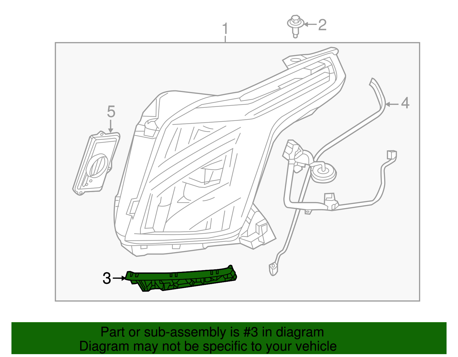23134119 - 2015-2020 Cadillac - Front Driver Side Bumper Fascia ...