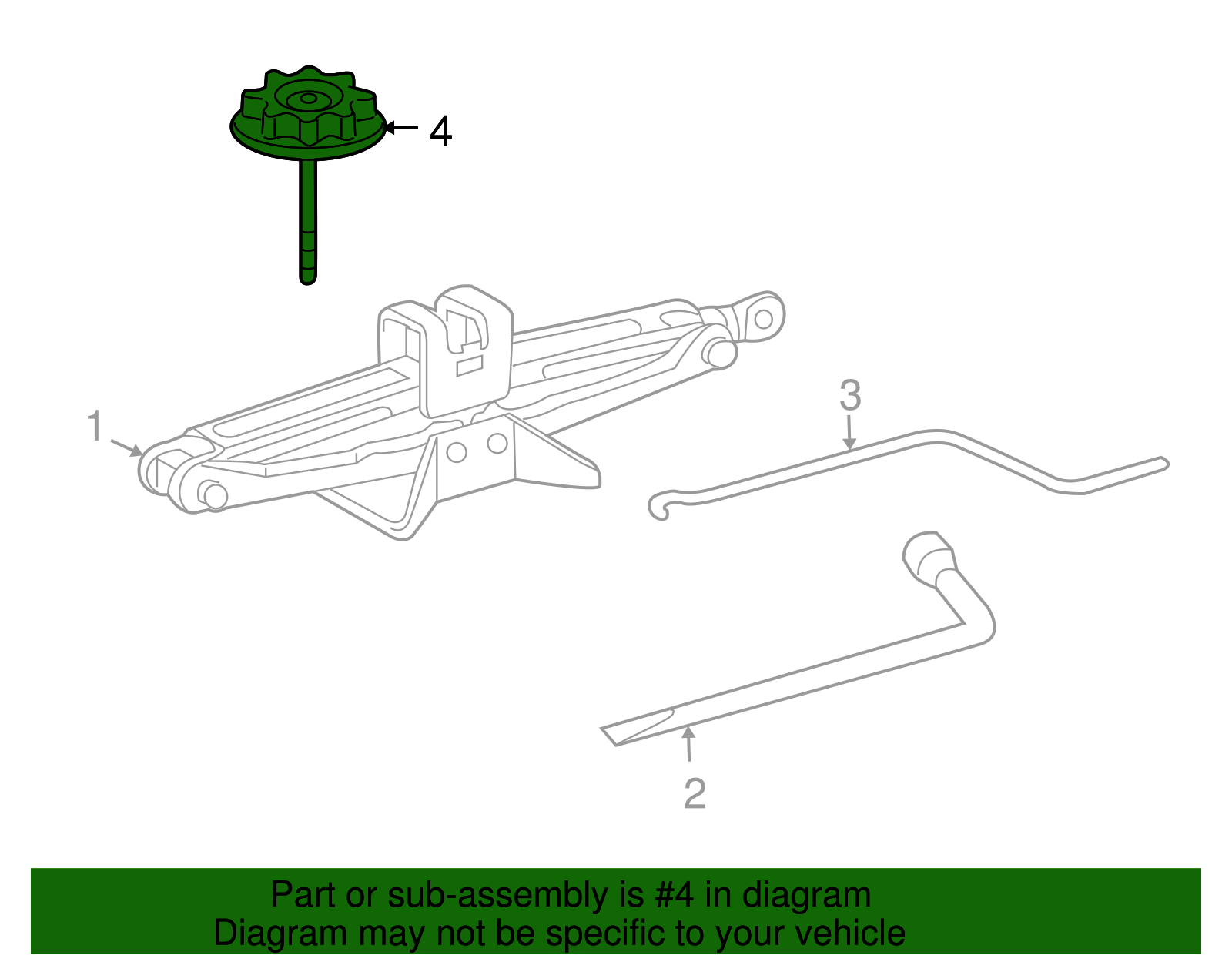 2009-2013 Toyota Matrix 2009-2013 Toyota Matrix - Spare Retainer 51931 ...