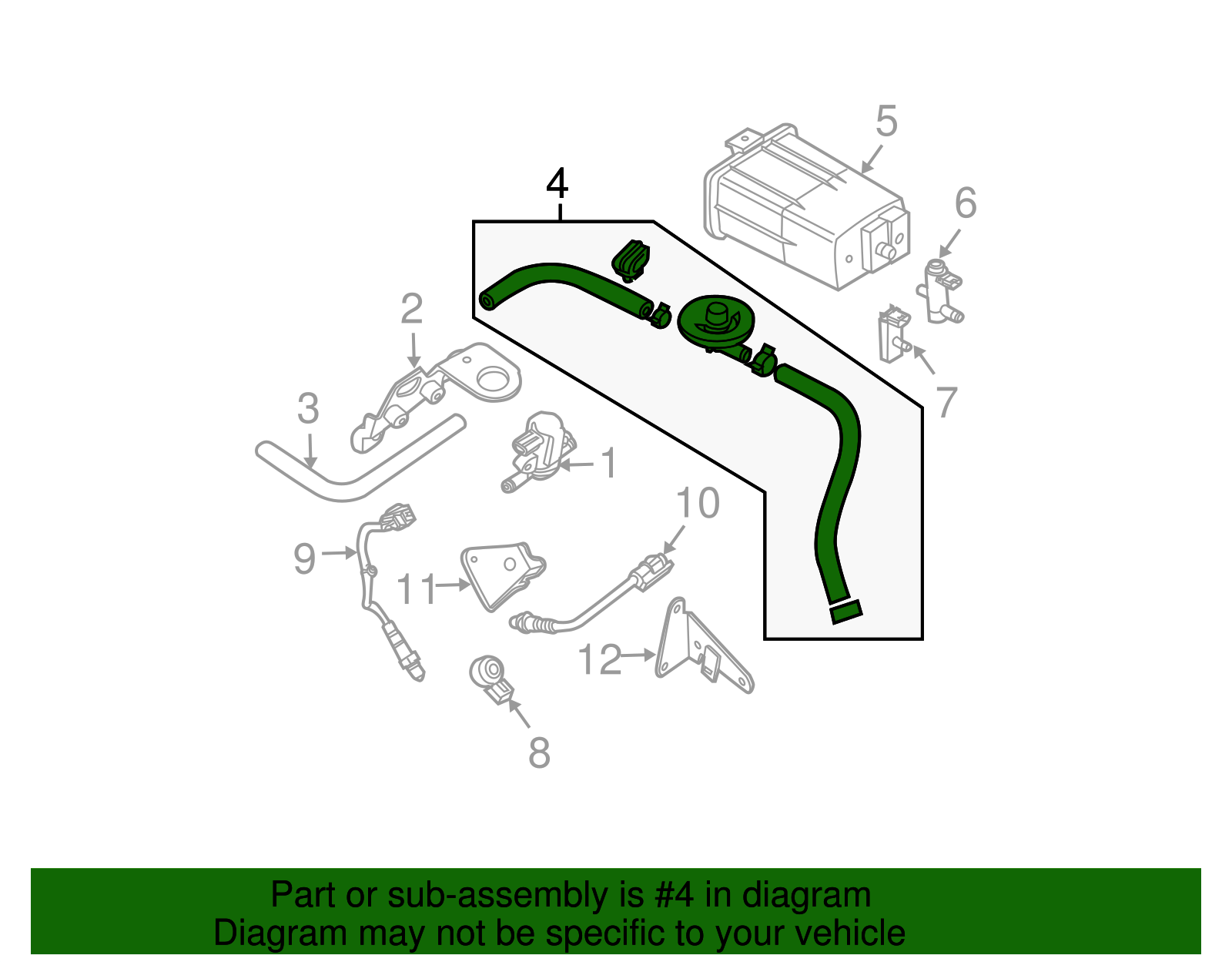 2007-2015 Nissan Tube Assembly 14912-ZE03B | Bill Kay Nissan Parts