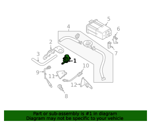 14930-7S000 - Vapor Canister Purge Solenoid 2004-2021 Nissan | Official ...