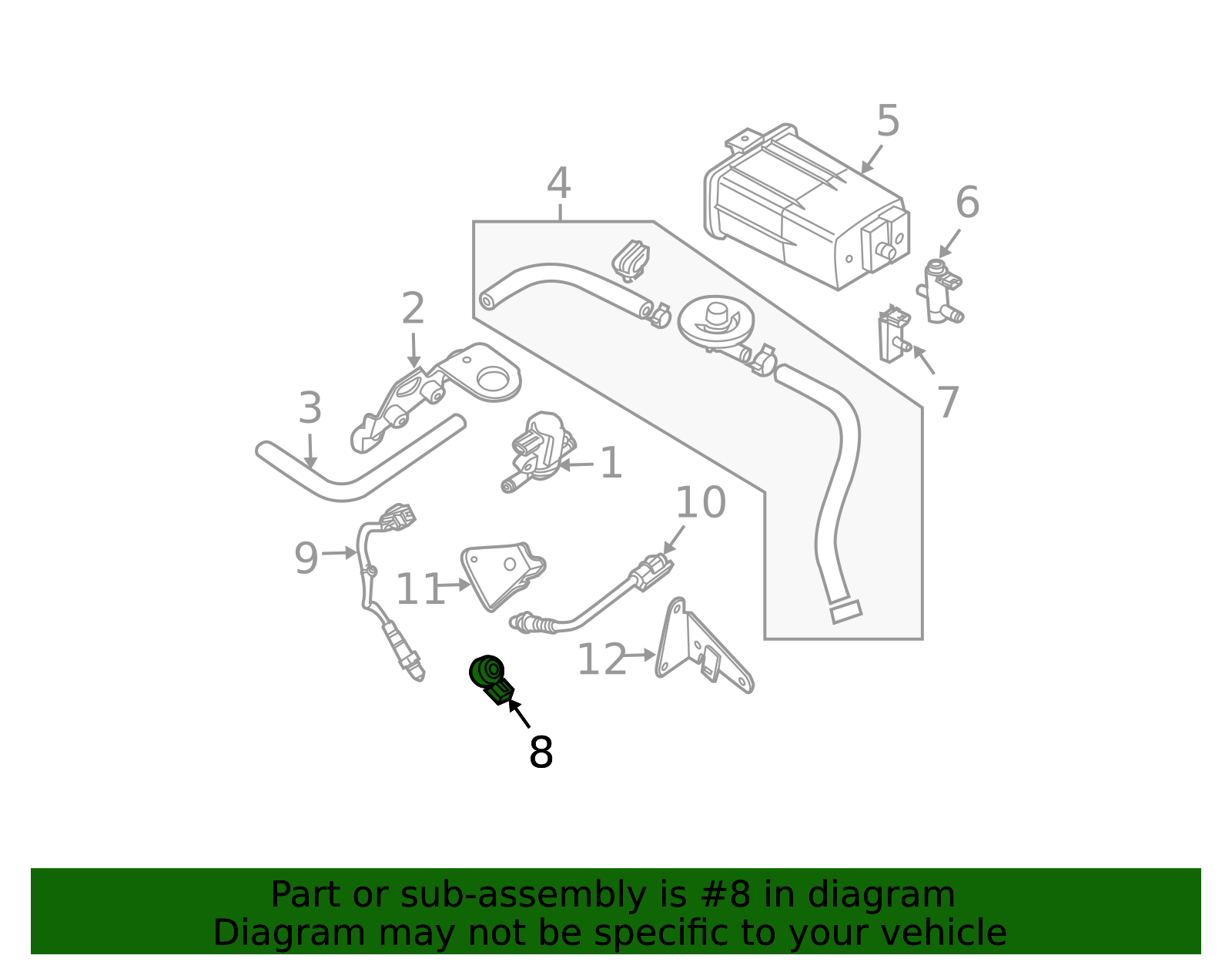 Knock Sensor 22060-7S000 | Nissan Parts OEM