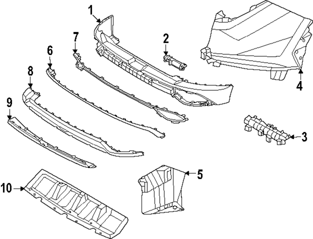 2025 Hyundai Tucson Skid Plate 86671-CW500-PXP | OEM Parts Online