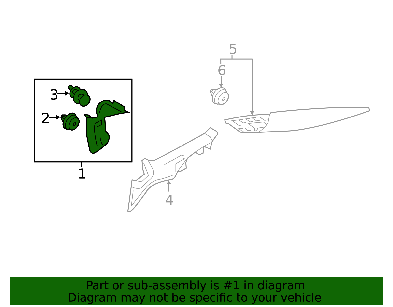 84131-TRT-A02ZA - Garnish Assembly R Quarter Pillar *NH882L* (Platinum ...