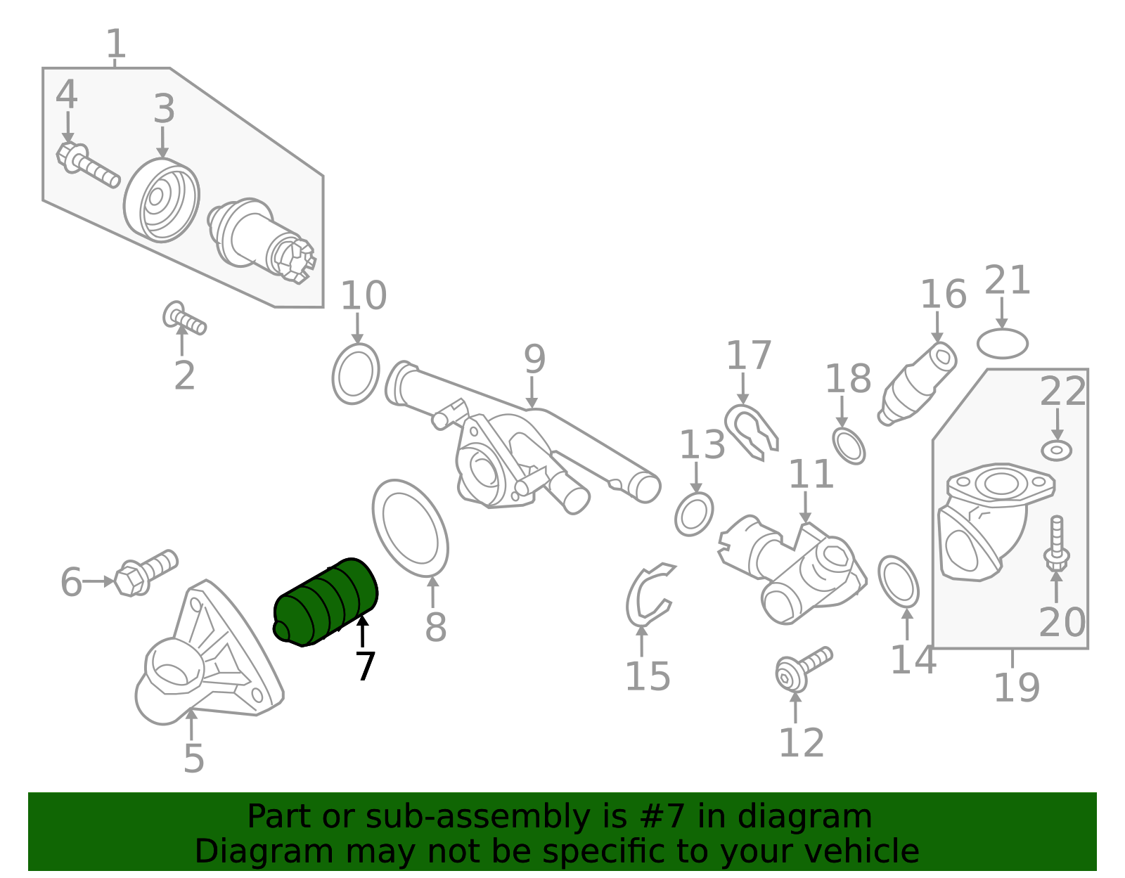 03H-121-113-E - Thermostat - 2009-2023 Volkswagen | VW OEM Parts Outlet