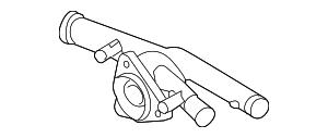 03H-121-117-B - Thermostat Housing - 2011-2023 Volkswagen | VW OEM ...