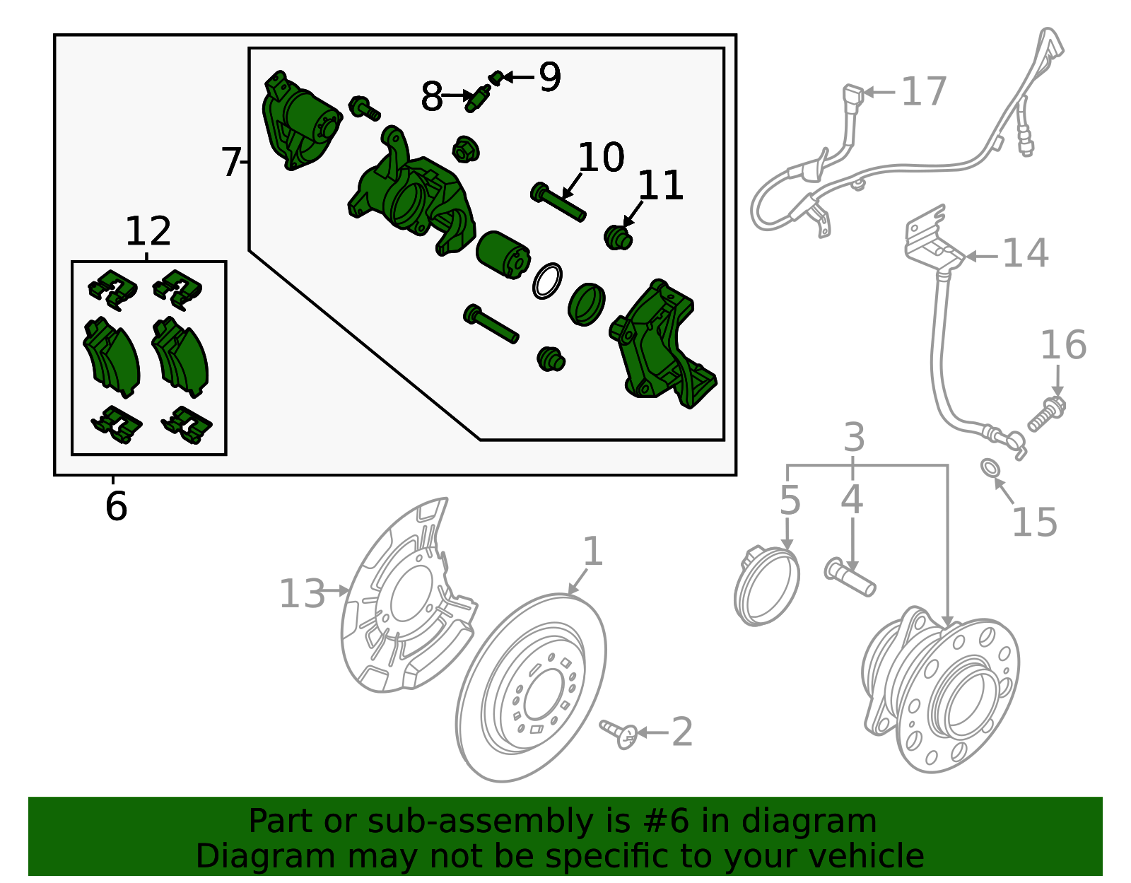 58230-L2800 - Caliper Assembly 2025 Kia K5 | Kia.Parts Store
