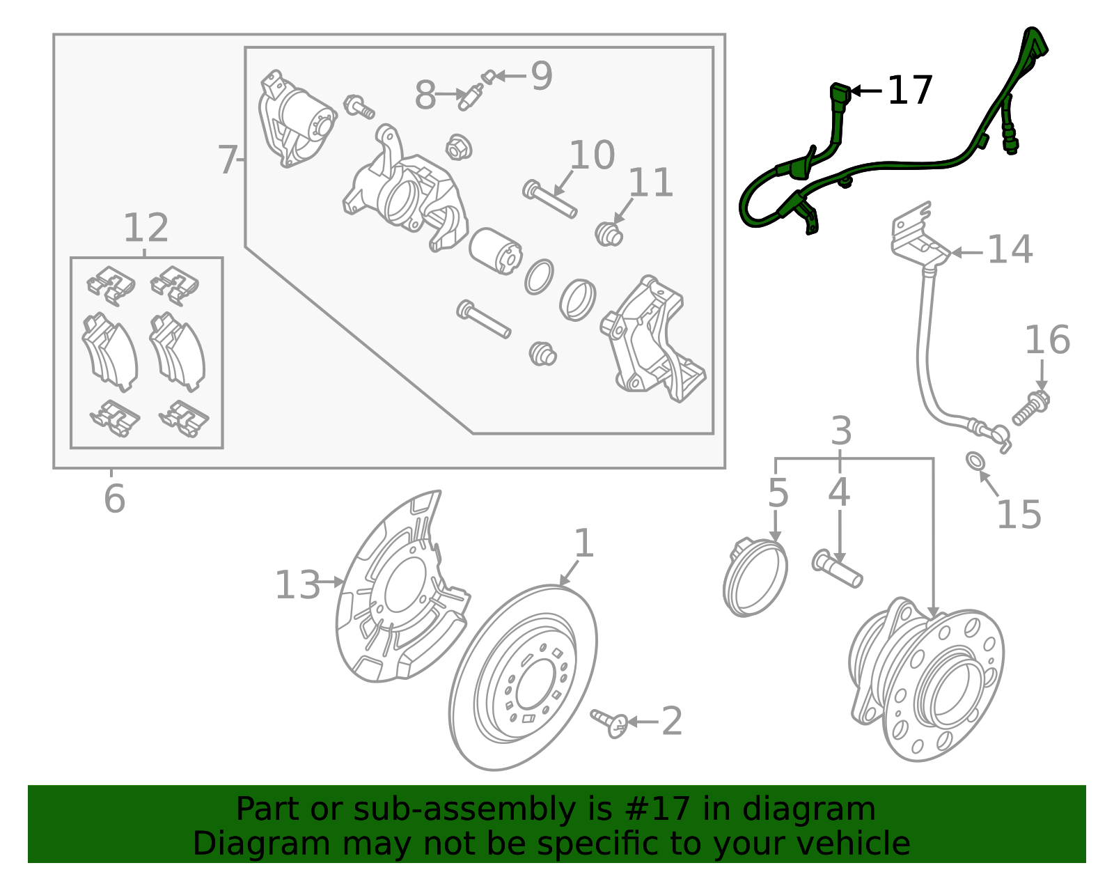 59796-N1000 - Rear Speed Sensor 2025-2026 Kia K5 | Kia.Parts Store